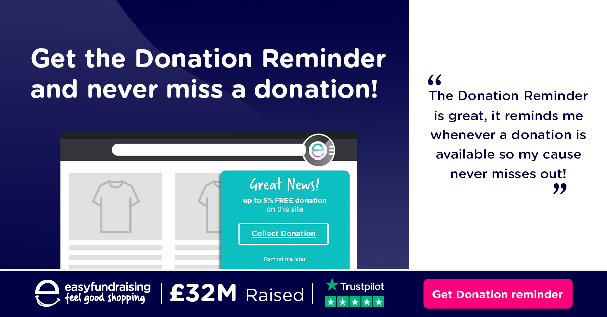 Donation Reminder Toolbar Download | Easyfundraising