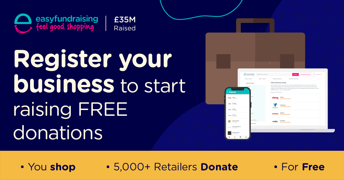 Register Your Business Easyfundraising