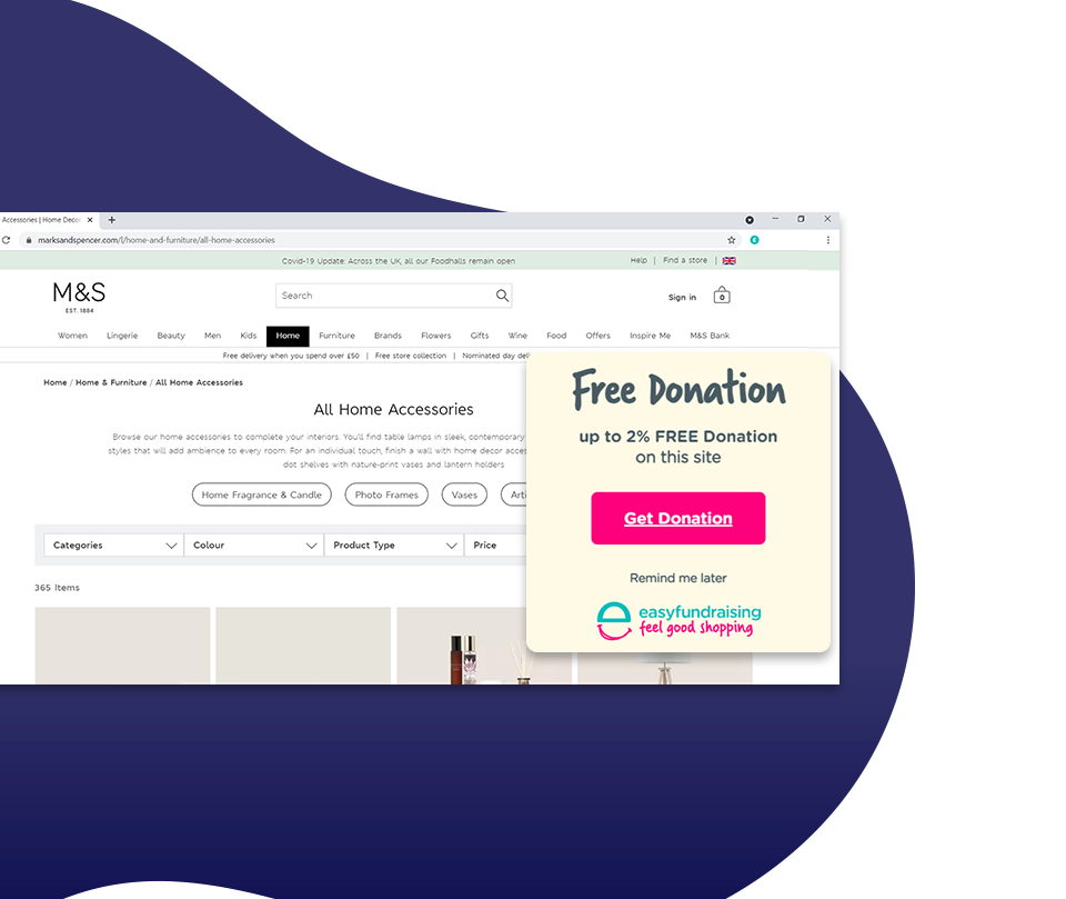 Donation Reminder Toolbar Download | Easyfundraising